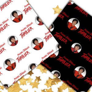 Michael Jackson Top Hts Digital Seamless Paper Pattern Pack: Set of 14 ...