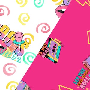 90s Style Digital Paper Pack-12"x 12" INSTANT Download-digital Prints ...