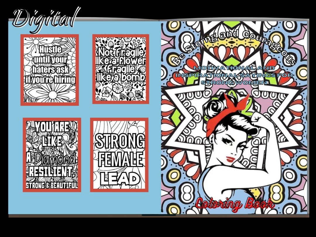 Be Strong and Courageous - Printable Motivational and Inspirational ...