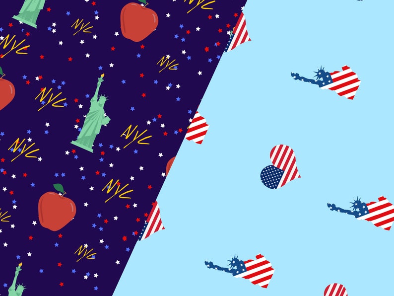 New York City Pattern Digital Paper INSTANT DOWNLOAD Set of 14 Unique ...