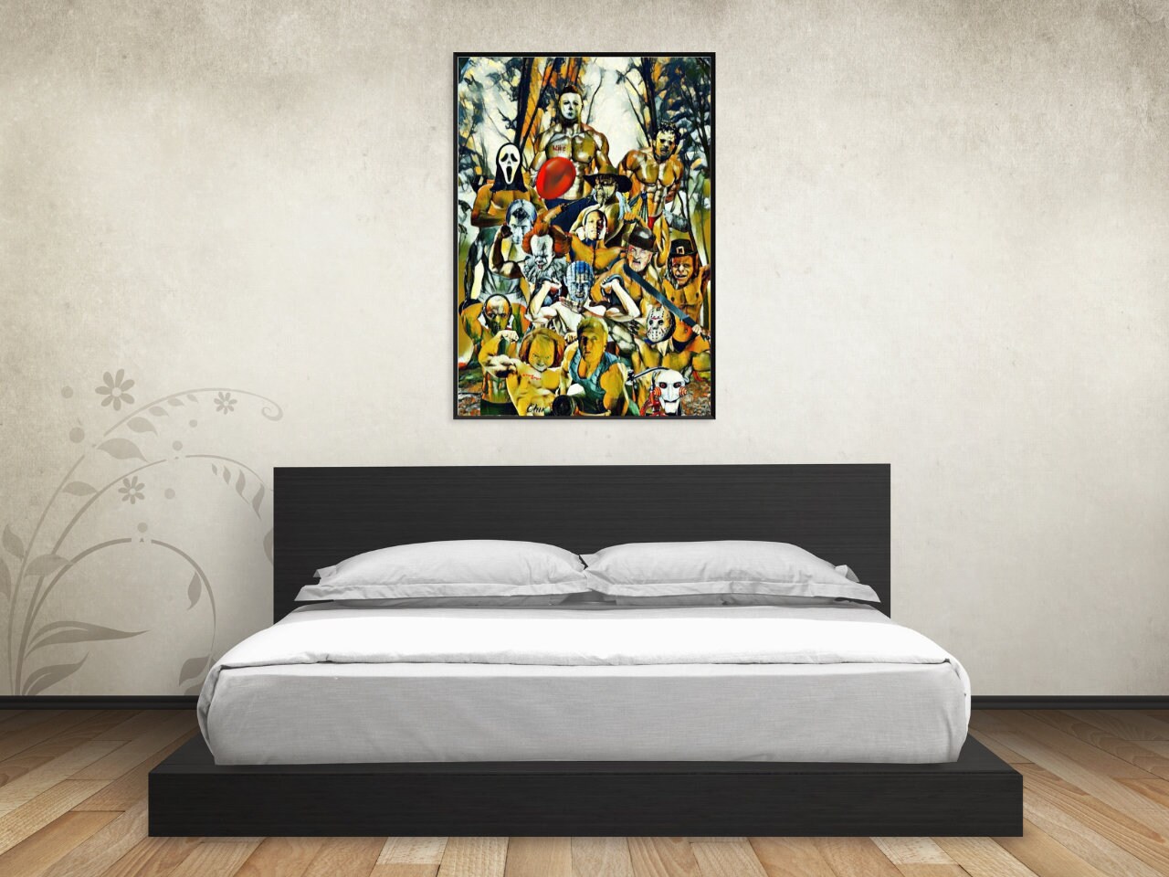 The Men of Horror Body Builder Muscle Workout Printable Poster Wall Art ...