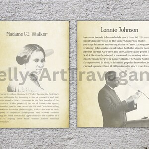 Black Inventors Printable Vintage Wall Art Set of 8- INSTANT Download ...
