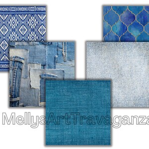Jean Denim Digital Paper Pack-instant Download-12"x 12"- 20 Fashion ...