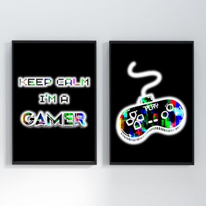 Printable Pixel Video Game Digital Posters-set of 8-INSTANT Download ...