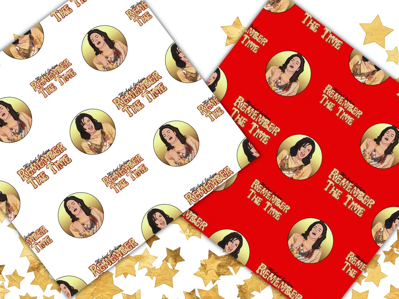 Michael Jackson Top Hts Digital Seamless Paper Pattern Pack: Set of 14 ...