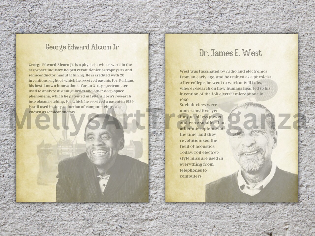 Black Inventors Printable Vintage Wall Art Set of 8- INSTANT Download ...