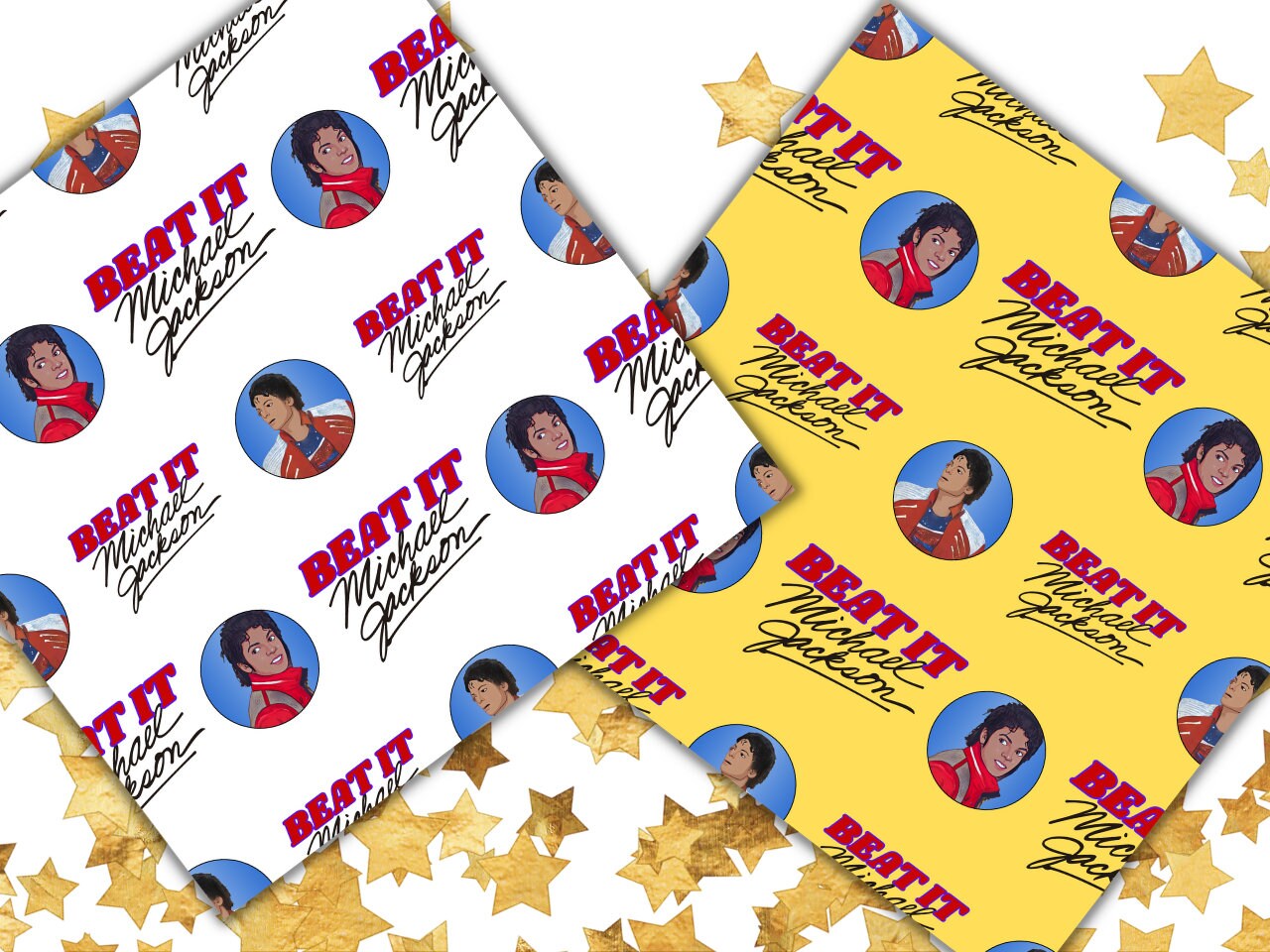 Michael Jackson Top Hts Digital Seamless Paper Pattern Pack: Set of 14 ...