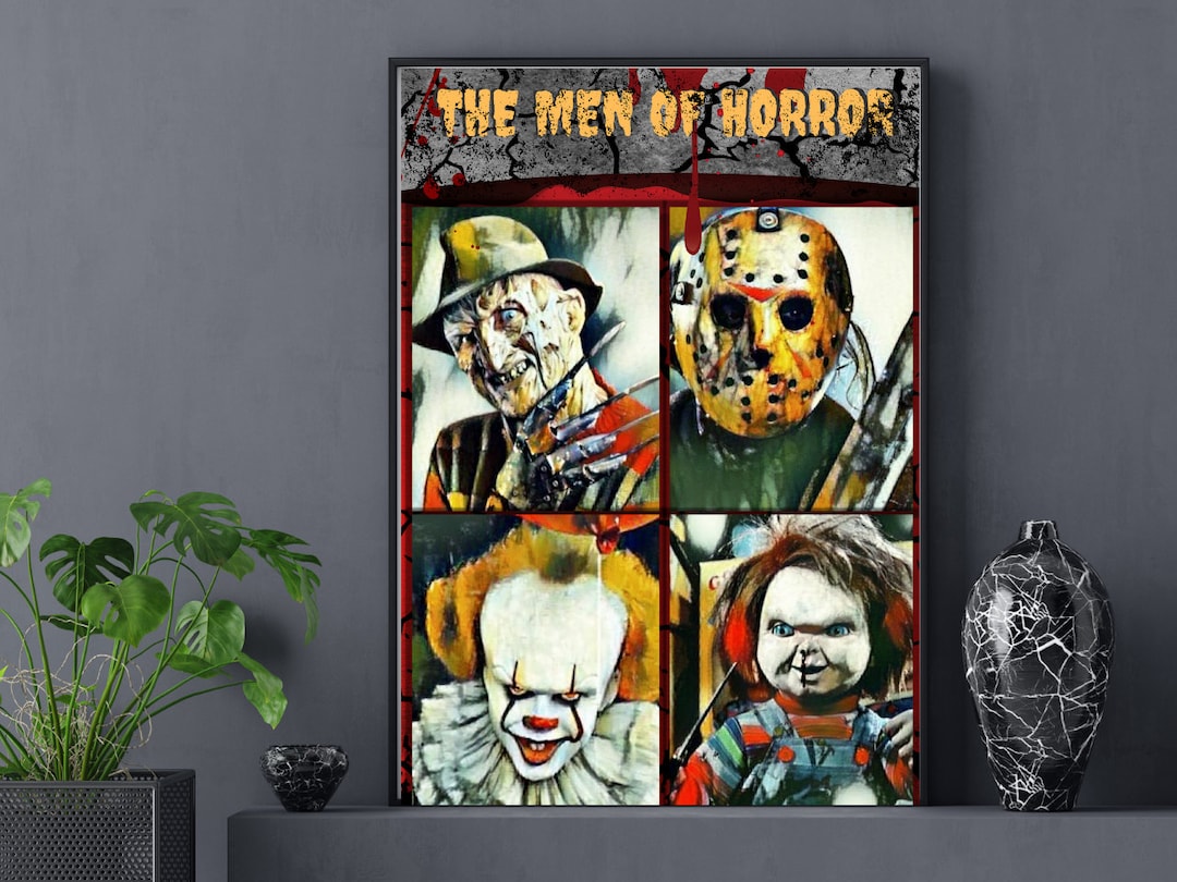The Men of Horror Printable Poster-instant Download-image Download 14"x ...