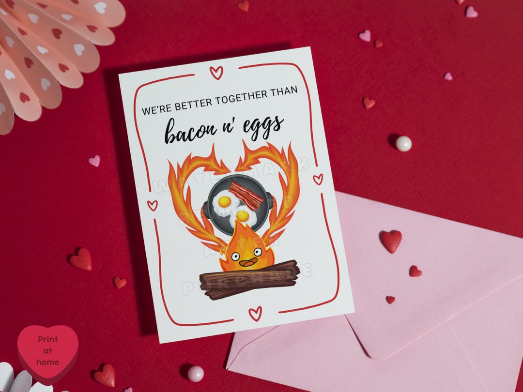 Anime Love Card, Plus Envelope Template, Anime Anniversary Card, Manga ...