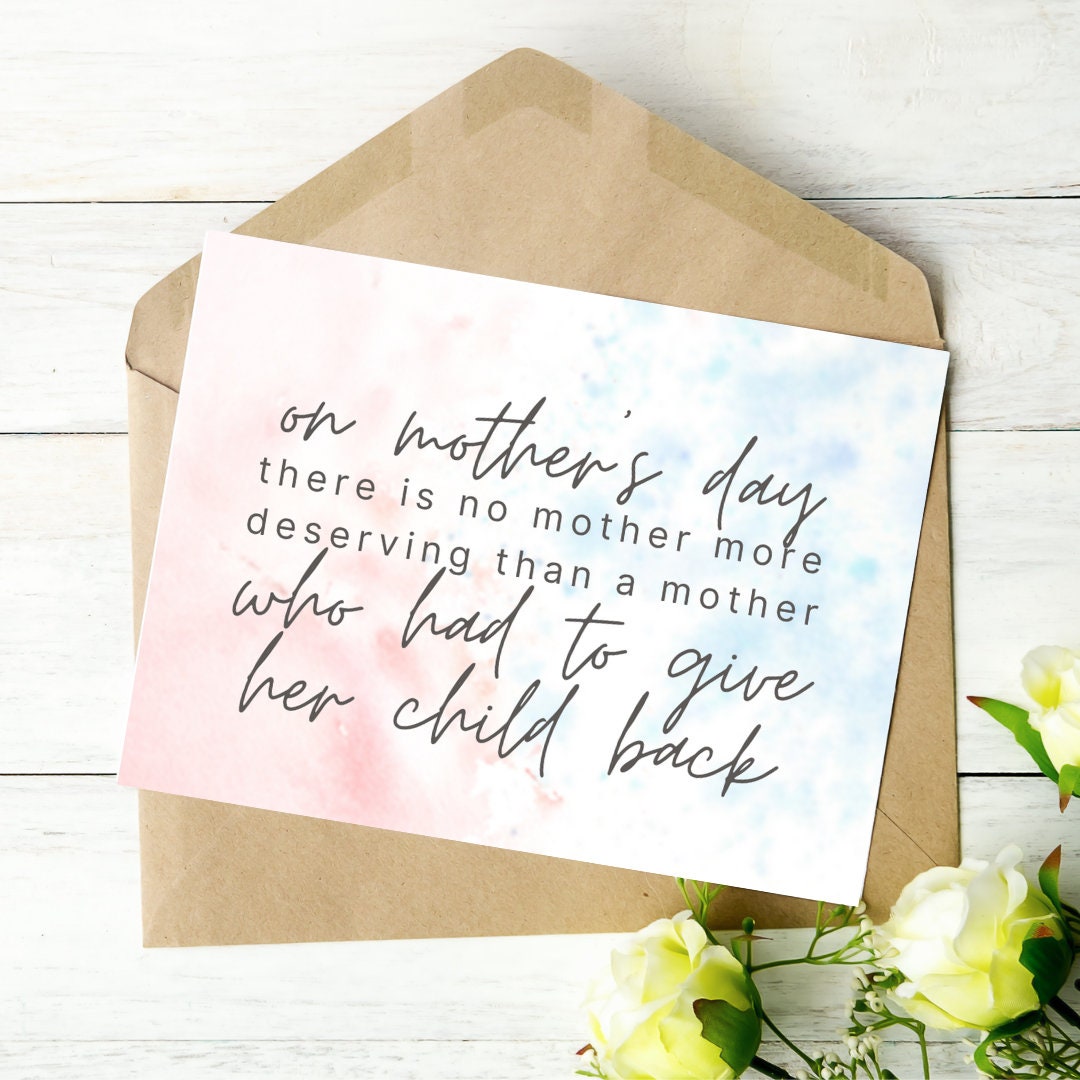 DIGITAL DOWNLOAD Mothers Day Miscarriage Card Bereaved Etsy digital-download-mothers-day-miscarriage-card-bereaved-etsy