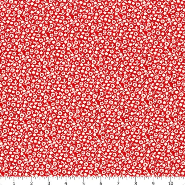 Modern Red Fabric - Etsy