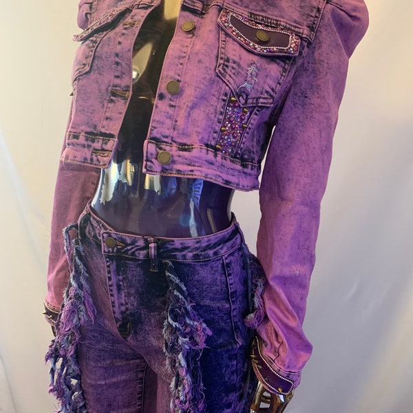 Distressed Jeans - Etsy