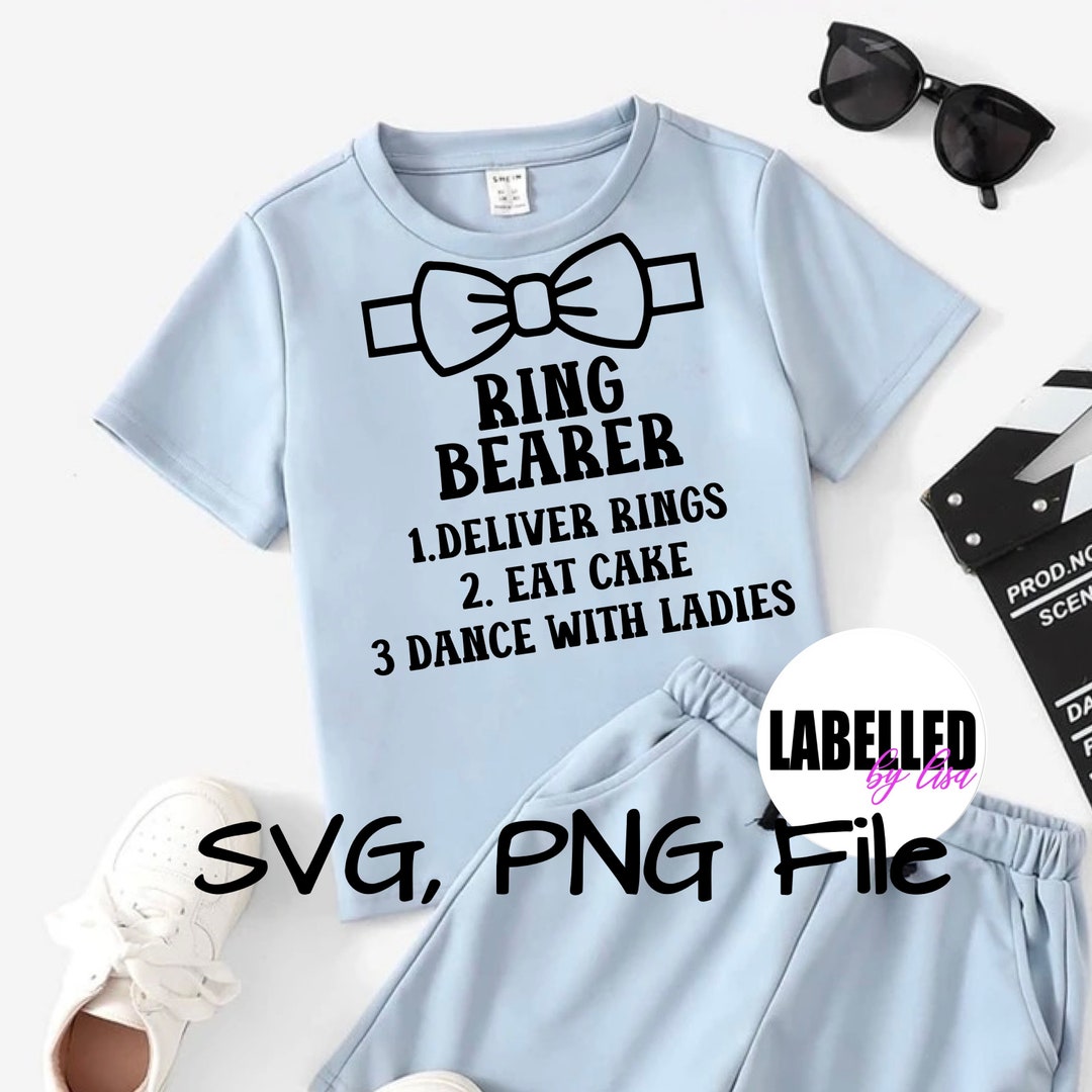 Ring Bearer SVG, PNG, Instant Digital Download, Wedding Cut File for ...
