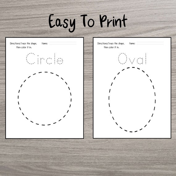 Circle Tracing Worksheets