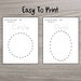 10 Printable Trace the Shape Worksheets, Preschool, Basic Shape ...