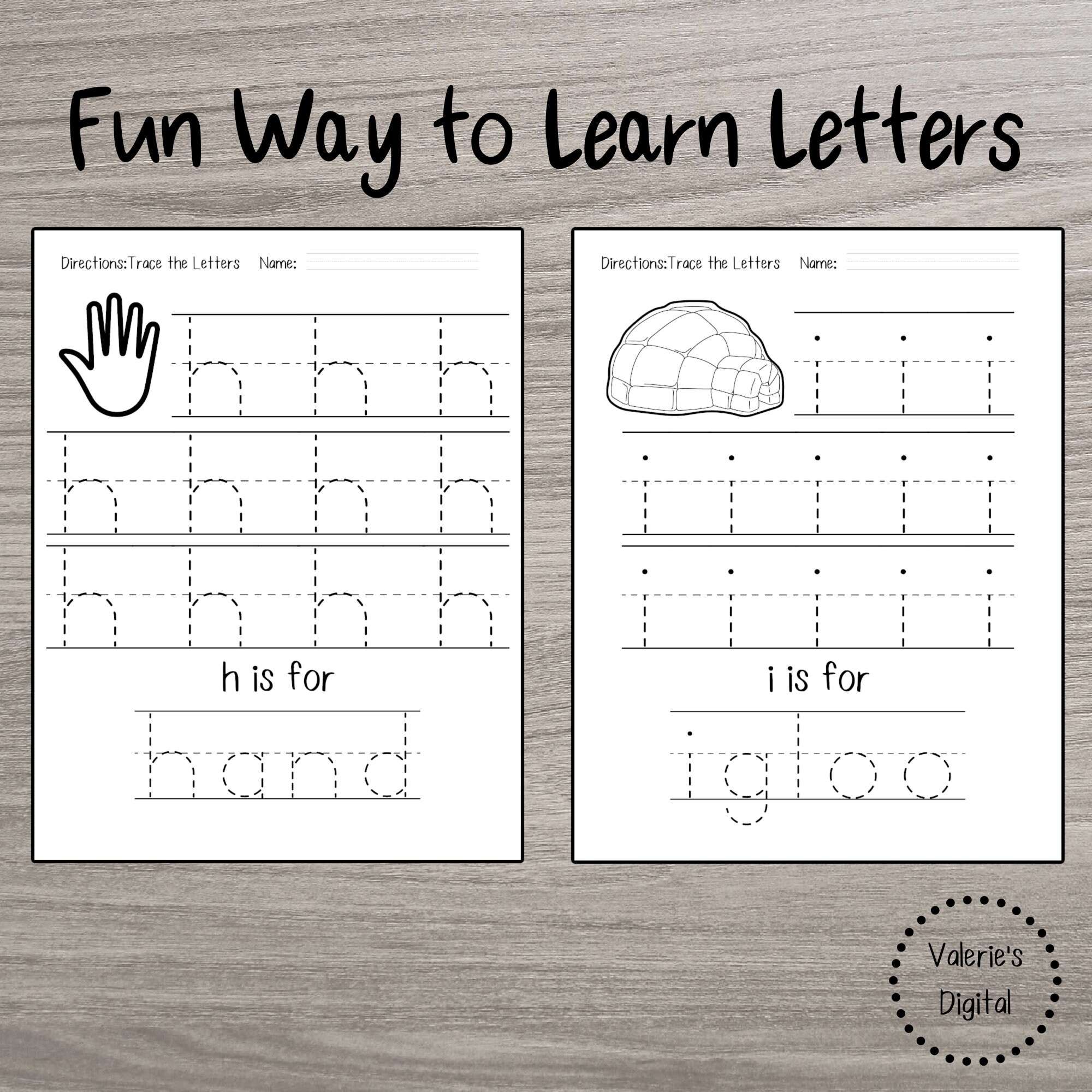 26 Alphabet Worksheets Lowercase, Trace the Letter, Preschool ...