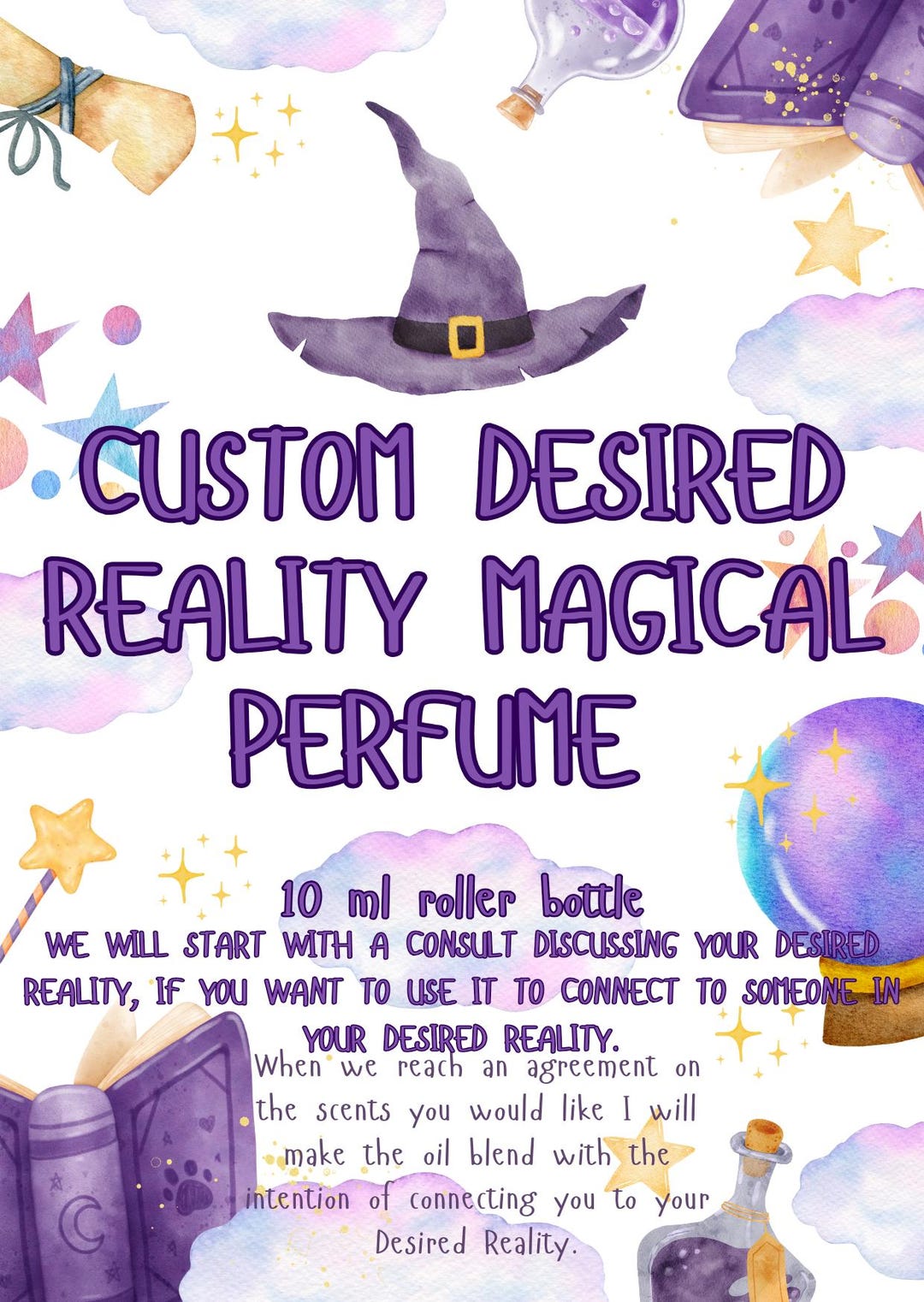 Custom Shifting Magical Perfume - Etsy