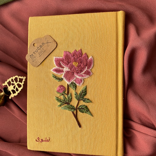 Embroidered Notebook - Etsy