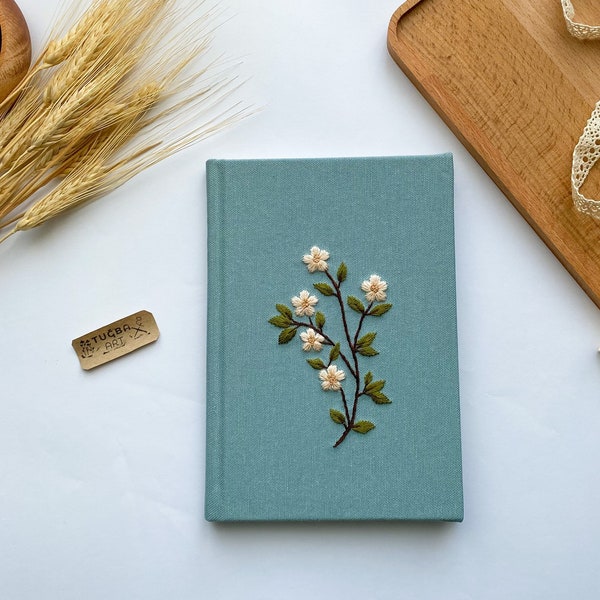 Embroidered Notebook - Etsy