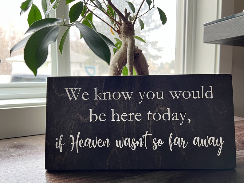 In Loving Memory Wooden & Rustic Wedding Decor Wedding Signage Memorial ...