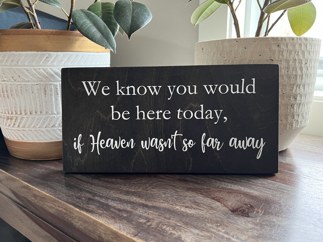 In Loving Memory Wooden & Rustic Wedding Decor Wedding Signage Memorial ...