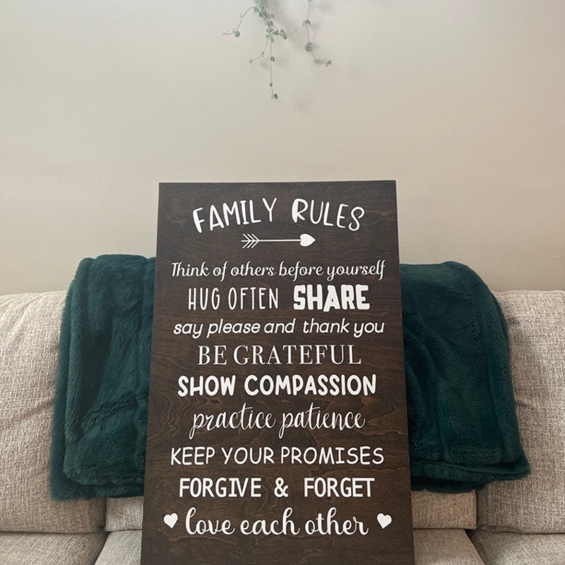 Family Wooden Sign - Etsy