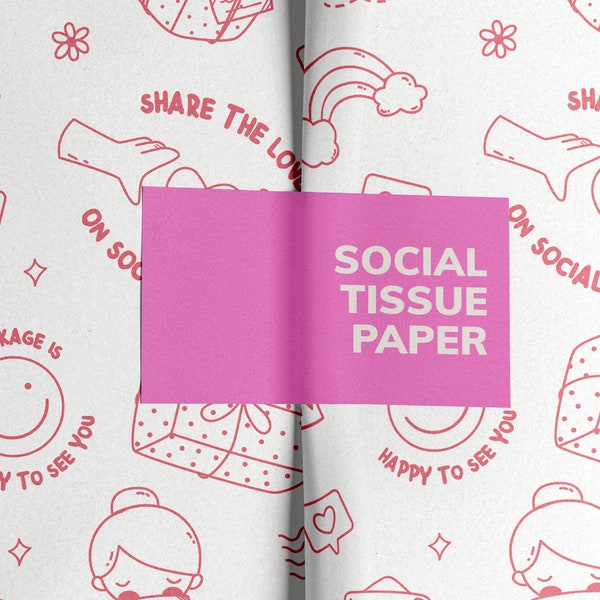 Printed Tissue Paper - Etsy