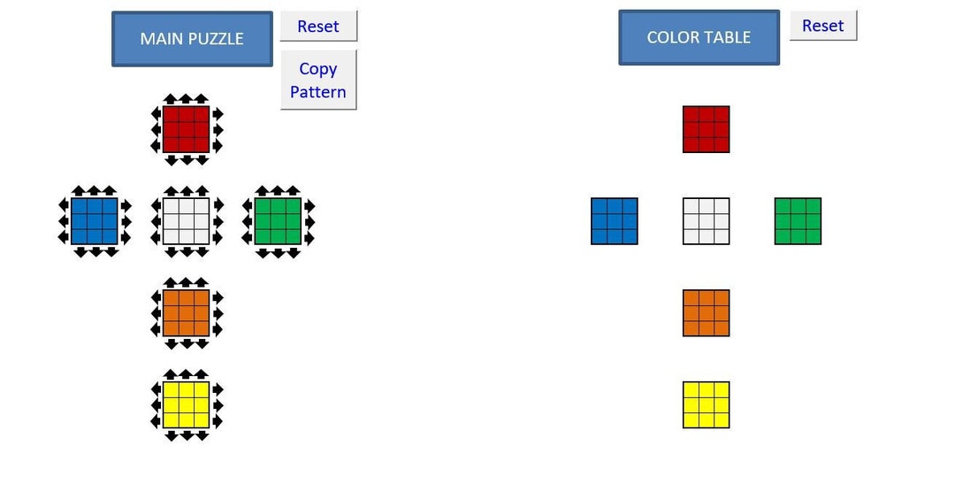 Color Cube Solver - Etsy