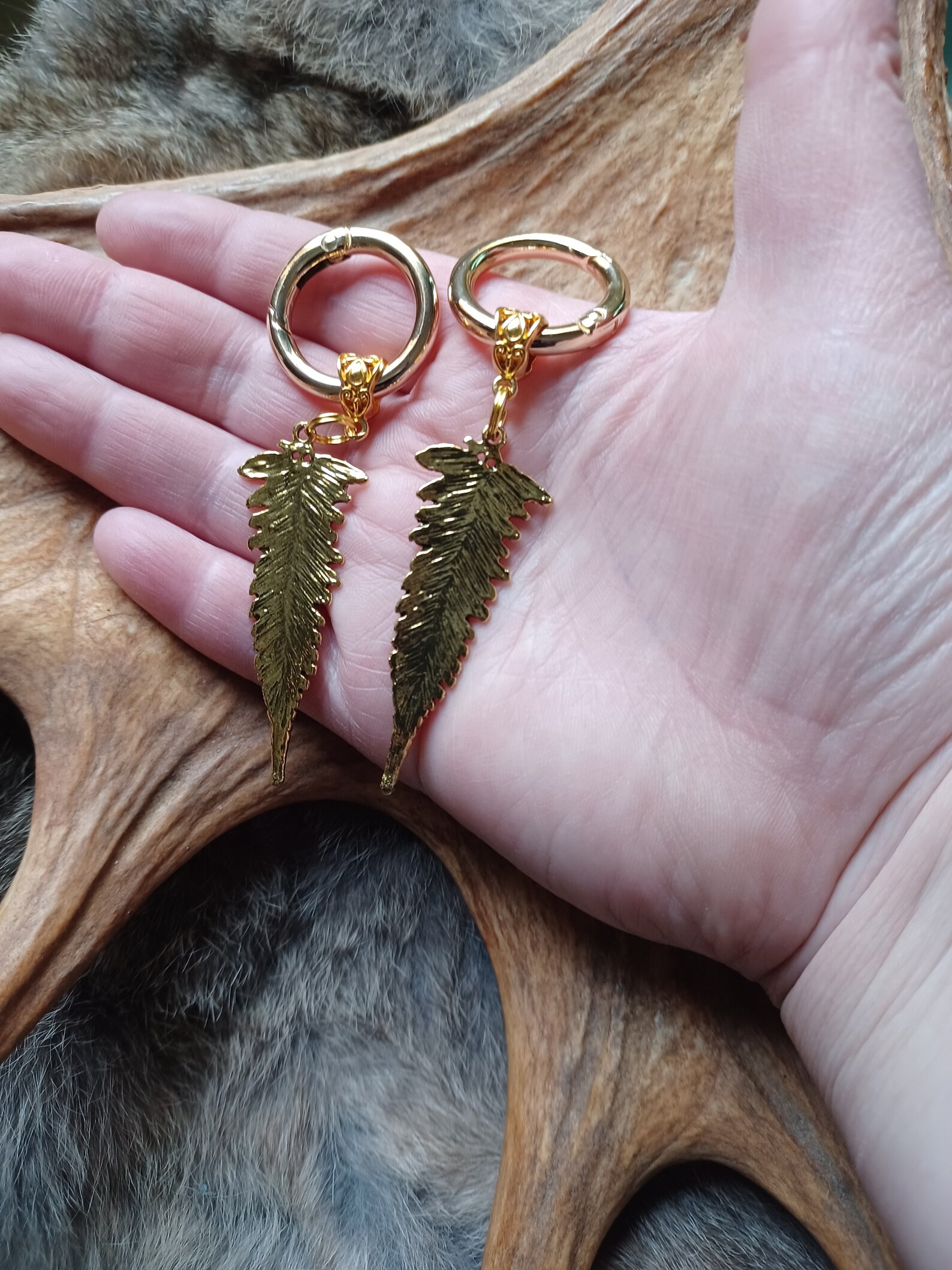 Fern Leaf Doc Marten Boot Charms, Forest Woodland Fairy Cottagecore ...