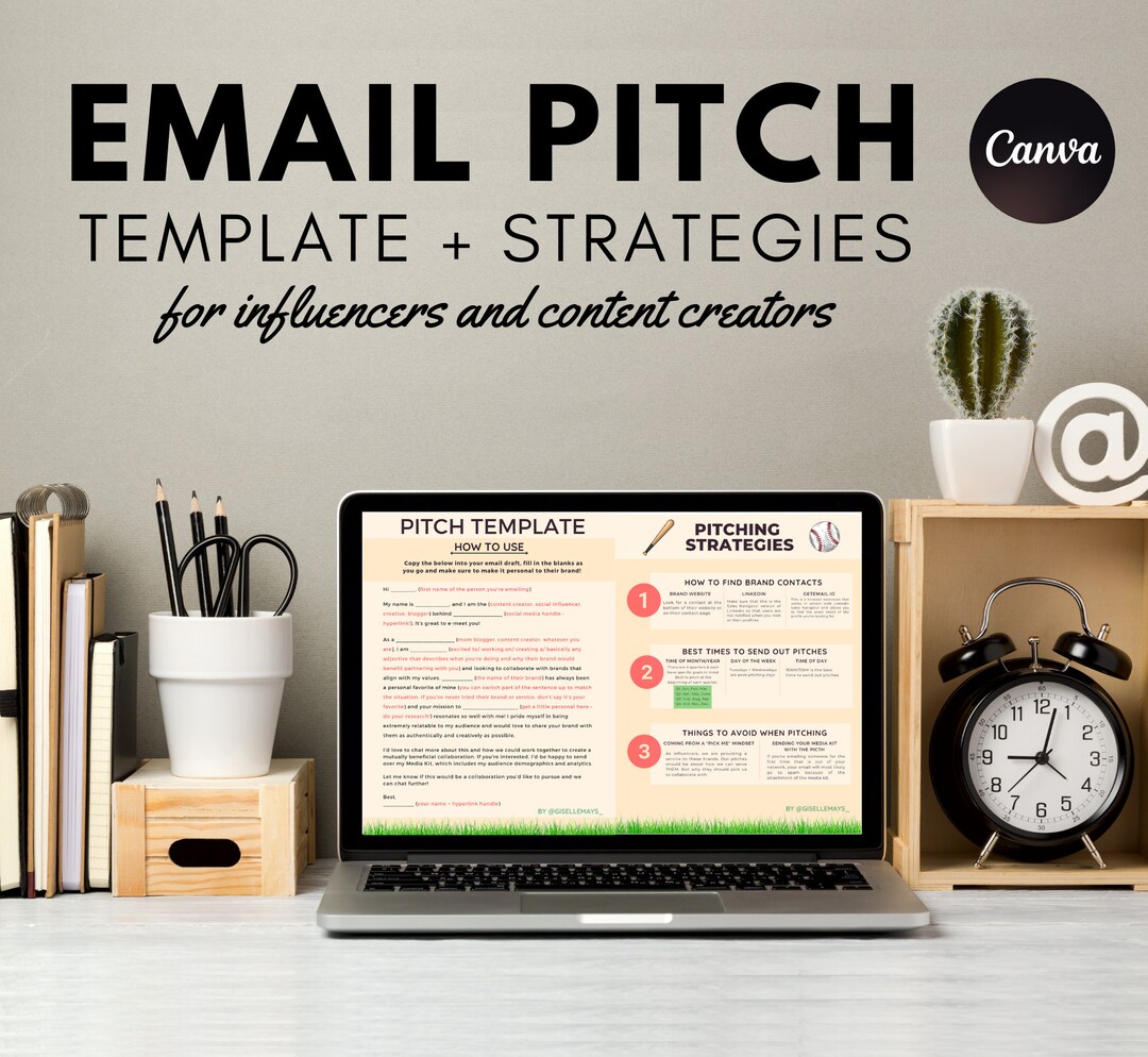 Email Pitching Templates + Pitching Strategies | Influencer | Content ...