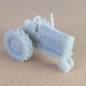 HO Scale Farmall Tractor for Model Train Layout - Etsy