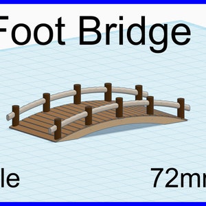 HO Scale Golf Cart / Foot Bridge for Model Train Layout - Etsy