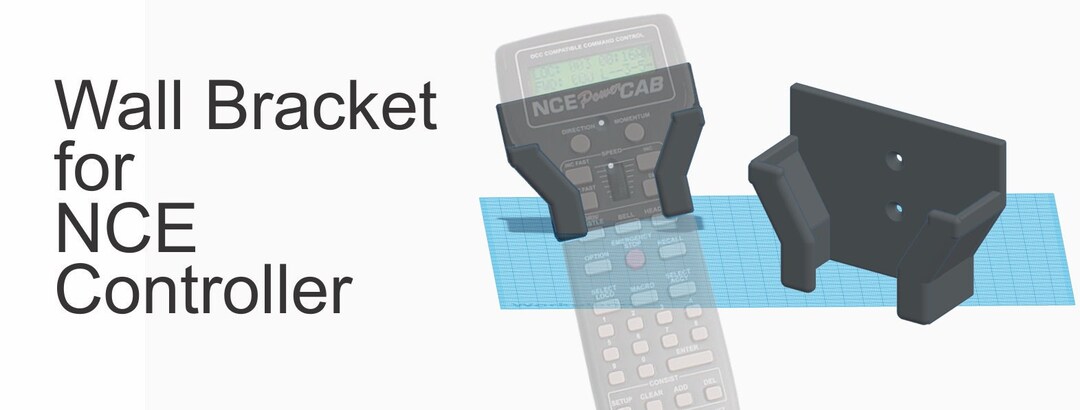 Carbon Fiber Wall Bracket for NCE Brand DCC Model Train Controller - Etsy