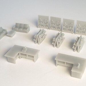 HO Scale Retail Store Furnishings for Model Train Layout - Etsy