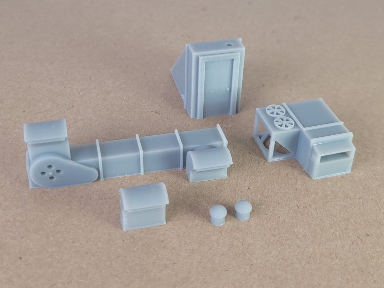 HO Scale Rooftop Accessories for Model Train Layout - Etsy