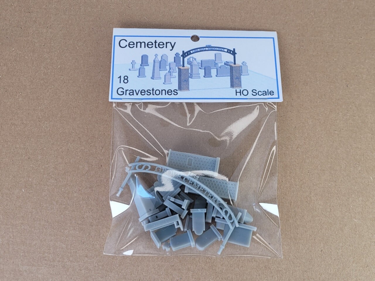 HO Scale Cemetery for Model Train Layout - Etsy