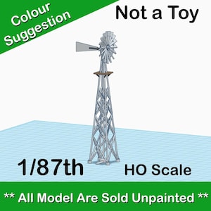 HO Scale Windmill for Model Train Layout - Etsy