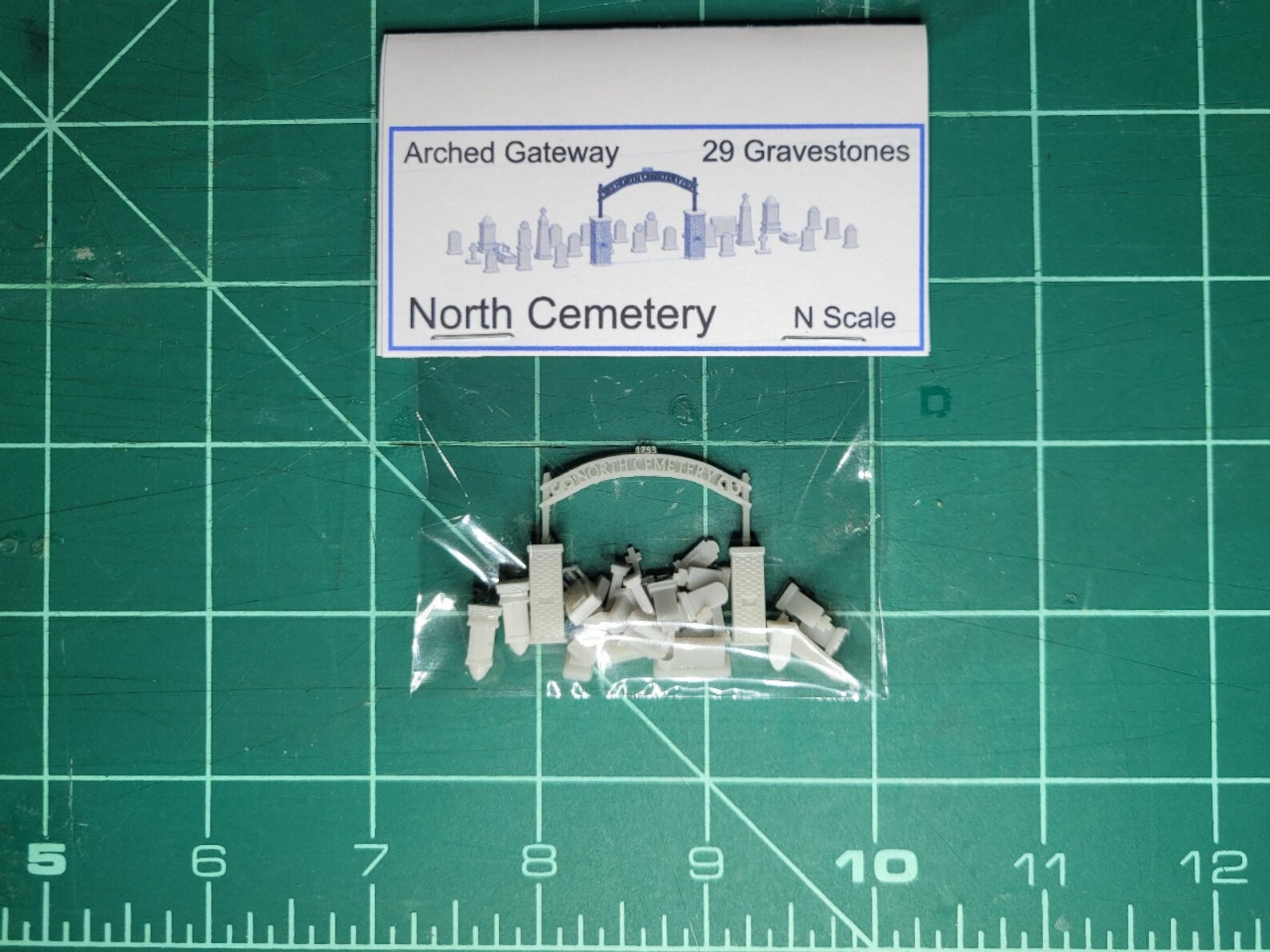 N Scale Cemetery for Model Train Layout - Etsy