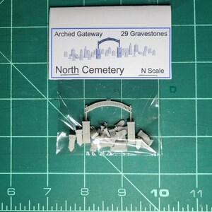 N Scale Cemetery for Model Train Layout - Etsy