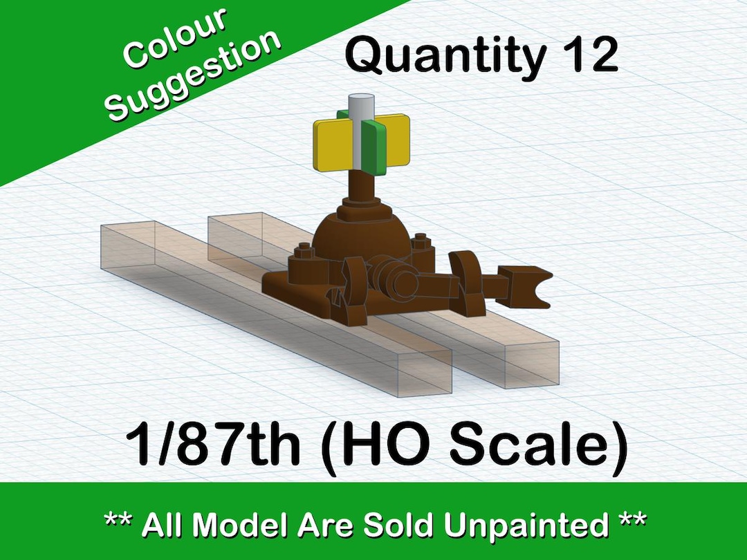 HO Scale Short Switch Stands for Model Train Layout - Etsy