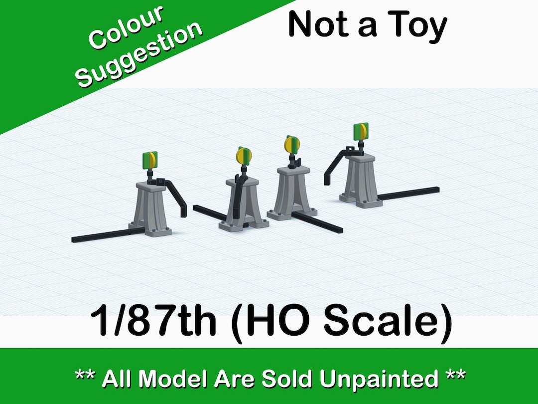 HO Scale Osborn Switch Stands for Model Train Layout (qty 6) - Etsy