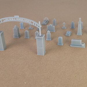 HO Scale Cemetery for Model Train Layout - Etsy