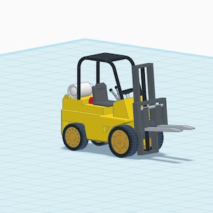 HO Scale Forklift for Model Train Layout - Etsy