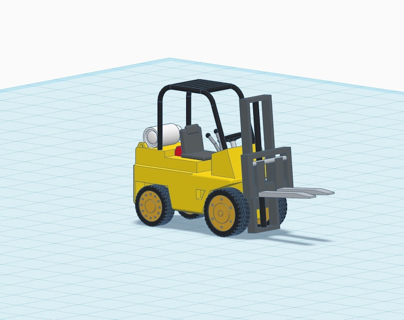 HO Scale Forklift for Model Train Layout - Etsy