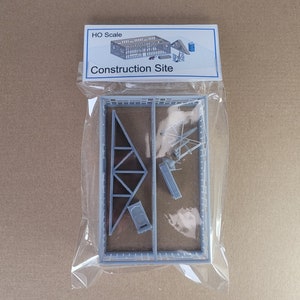 HO Scale Construction Site for Model Train Layout - Etsy
