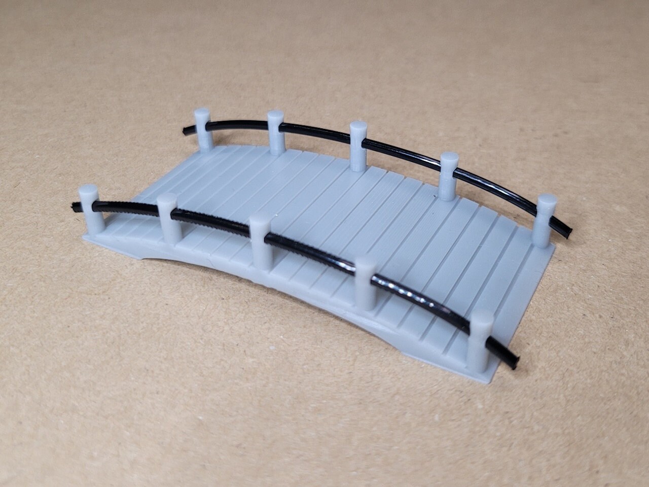 HO Scale Golf Cart / Foot Bridge for Model Train Layout - Etsy