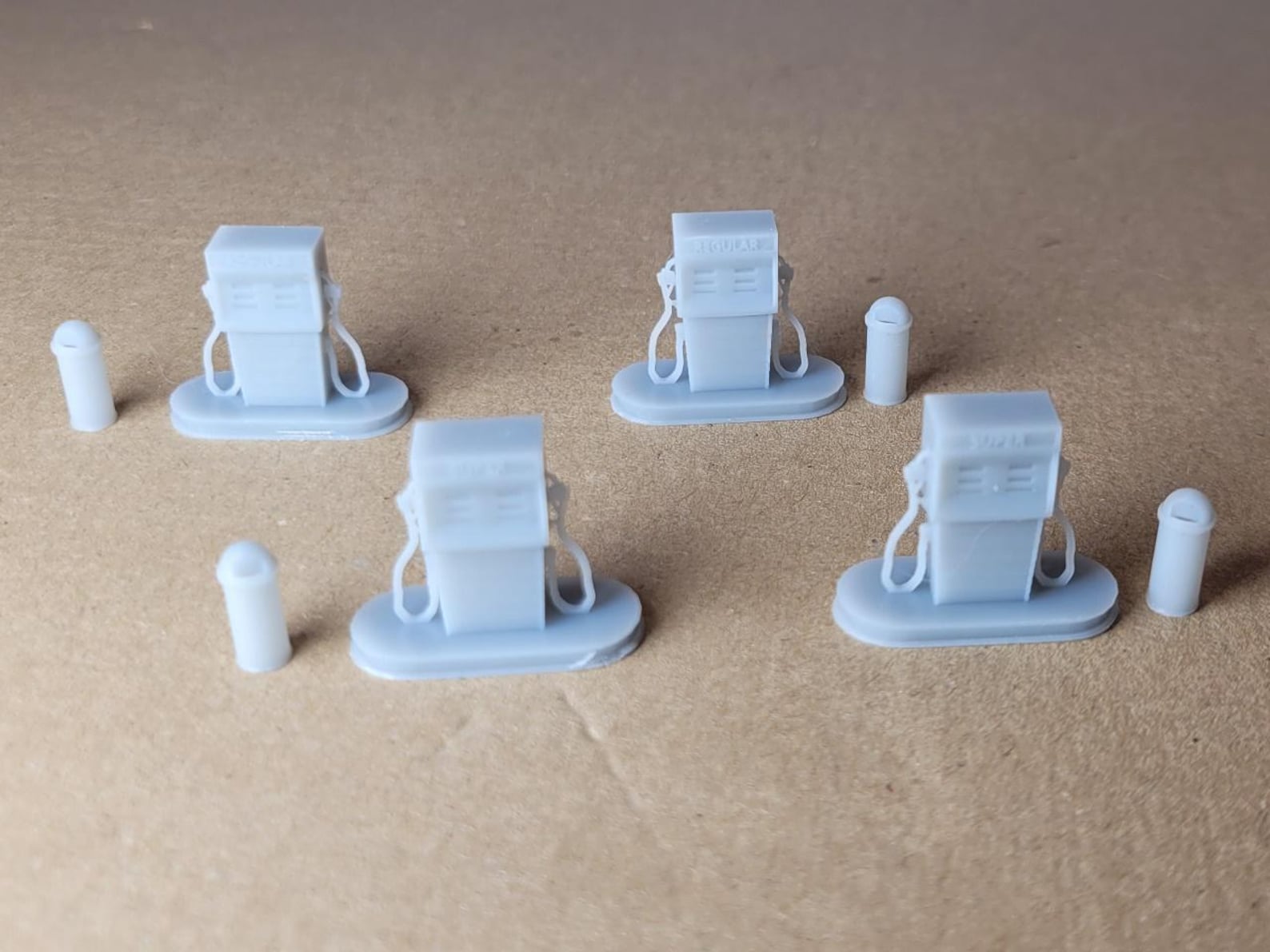 HO Scale Gas Pumps & Garbage Cans for Model Train Layout - Etsy