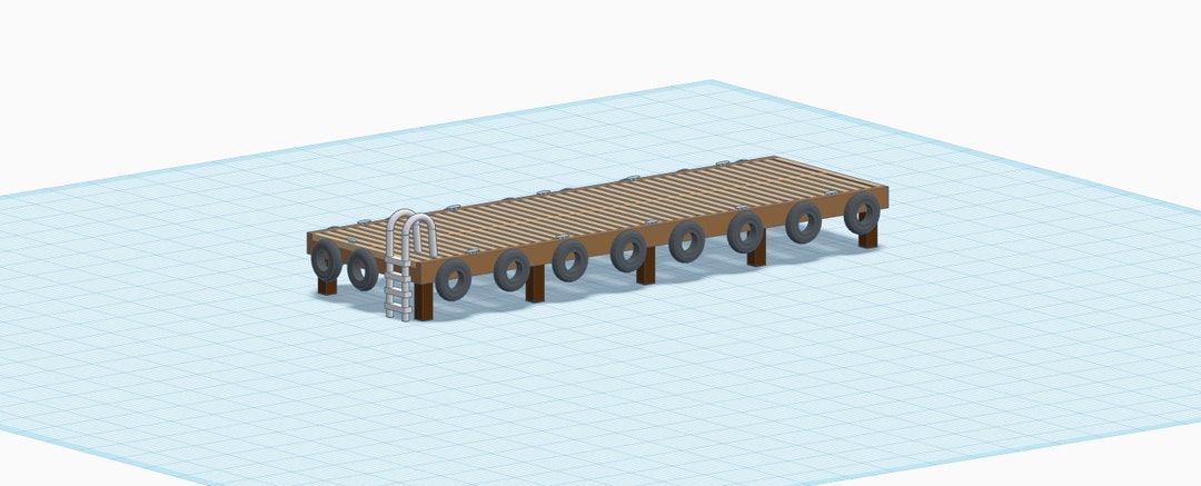 HO Scale Boat Dock for Model Train Layout - Etsy