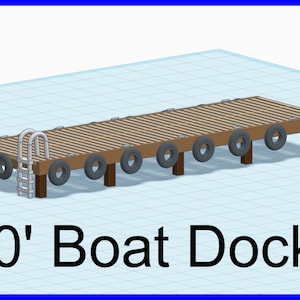 HO Scale Boat Dock for Model Train Layout - Etsy