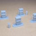 HO Scale Gas Pumps & Garbage Cans for Model Train Layout - Etsy